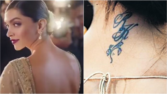 It's very much there! Deepika Padukone's pics flaunting her 'RK' tattoo ...