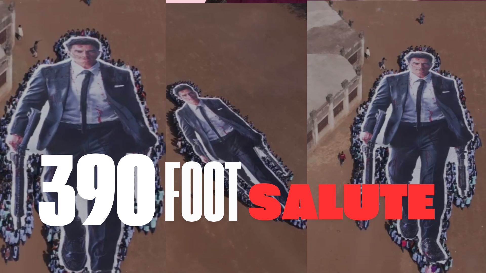 Sonu Sood Fans Create History: 500 Students Unveil World’s Largest 390-Foot Cutout Before Fateh ...